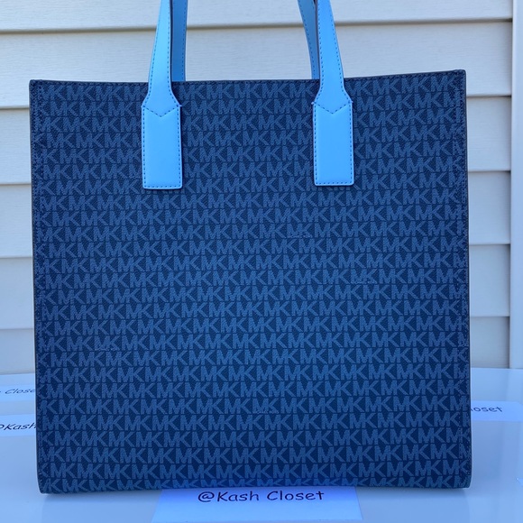 Michael Kors | Bags | Mk Michael Kors Kenly Large Logo Tote Bag | Poshmark
